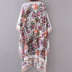 Jackets & Coats | Amazing Boho Vibes Festival Long Kimono Duster Cape ...